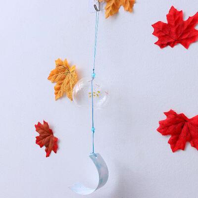 1pc Wind Chime Glass Light Gift Ornaments Hanging Wind Wind