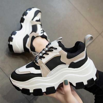 Women's Chunky Sneakers Thick Bottom Platform Vulcanize Shoe