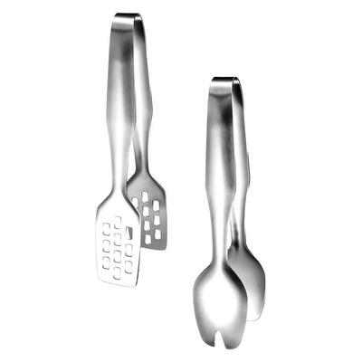 2pcs Buffet Tong Toast Tongs Bread Clamps Barbecue Clip