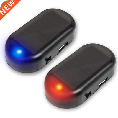 Car Security Light Solar Powered Simulated Dummy Alarm Wirel