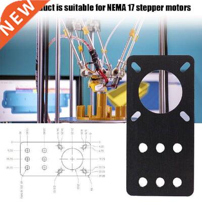 For NEMA 17 Motor Mount Plate Anodized Aluminum Stepper