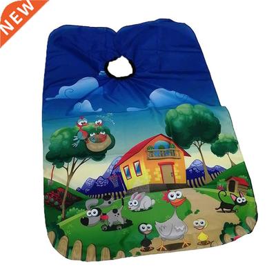 Kids Boy Hair Cutting Cape Gown Hairdresser Barber Apron Hai