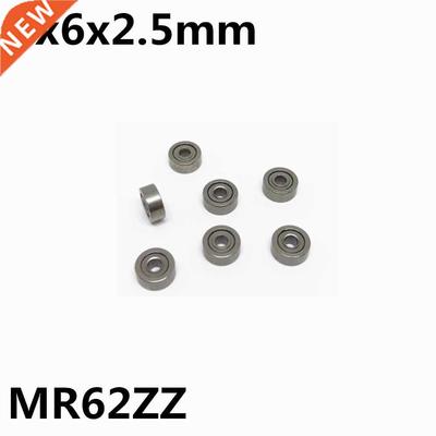 50Pcs MR62ZZ R-620ZZ 2x6x2.5 mm Deep groove ball bearing Min
