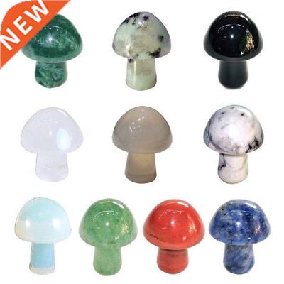 Mini Mushroom Shape Crystals Natural Gemstone Fairy Garden