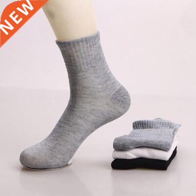 10 Pair Cotton Socks Solid Color Socks Men's High Quality