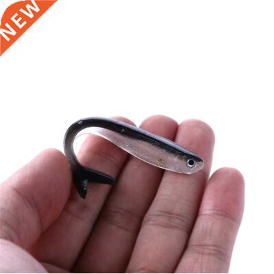 5pcs Fishing Lures Soft Bait 80mm Artificial Bait Shrimp Sal