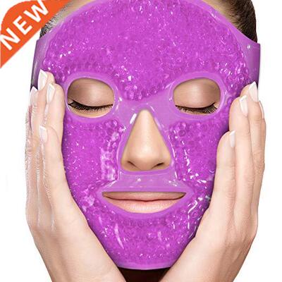 Ice Gel Eye Face Mask Hot Cold Therapy Sleep Mask for Migrai