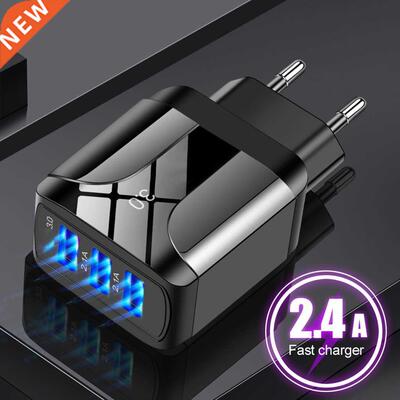 EU/US/UK Plug USB Charger Quick Charge 3.0 For Phone Adapter