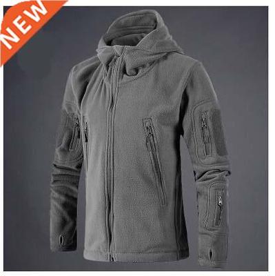 New Military Tactical Outdoor Soft Shell Fleece Jacket Men A