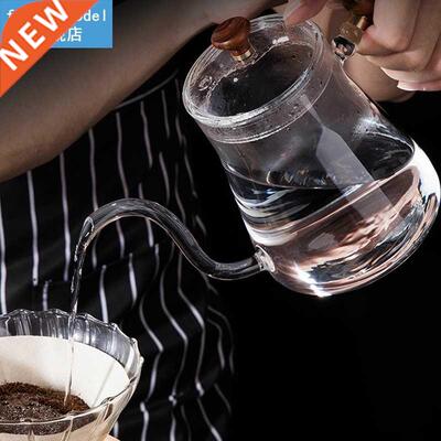 350/600L Hand Flush pot Clear Heat Resistant Clear Glass Th