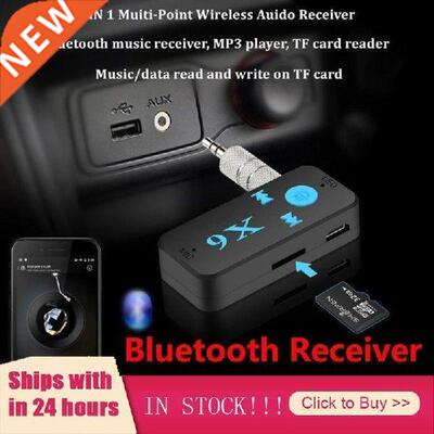 X6 Universal Bluetooth-compatible Receiver V5.0 Support TF