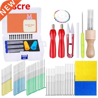 95Pcs Needle Felting Tools Kit with 8 Needles Foam Mat Scis