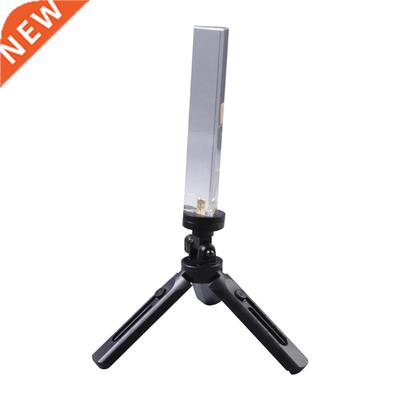 Glass Triangular Prism with Stand Rainbow Prisma for Photogr