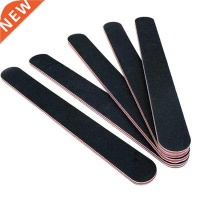 5pcs/10pcs Nailfile Professional Nail Buffer Black Sandpape