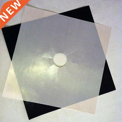 4 Pcs Square Foil Gas Hob Protector Liner Reusable Easy