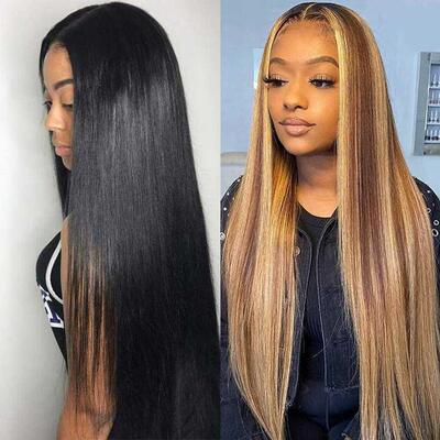 13x6x2 Straight Lace Front Wig HD Lace Frontal Wig Transpare