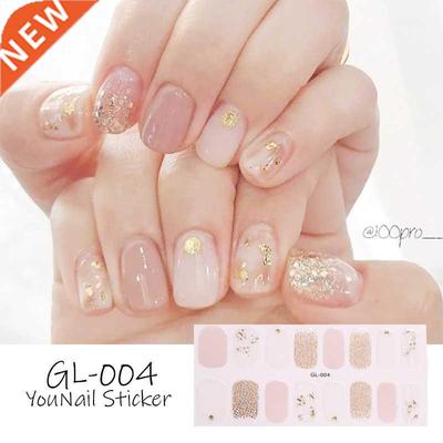 16 Tips/Sheet Glitter Series Shiny Manicure Decoracion Desig