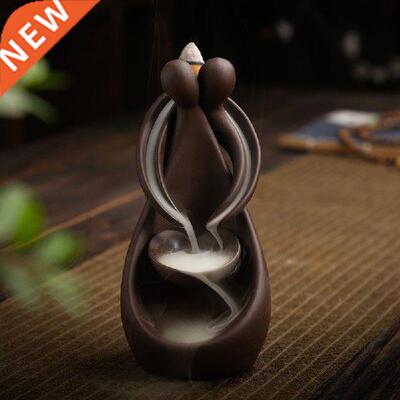 Couple-Shape Incense Holder Burner Home Livingroom