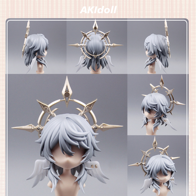 AKIdoll/223代餐星期日gsc头壳代餐星铁周天ob11/22娃头建模打印