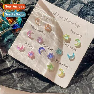 New niche small fresh fairy earrings super flash to raise ea