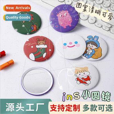 Korea cute cartoon small mirror makeup mirror carry-on makeu