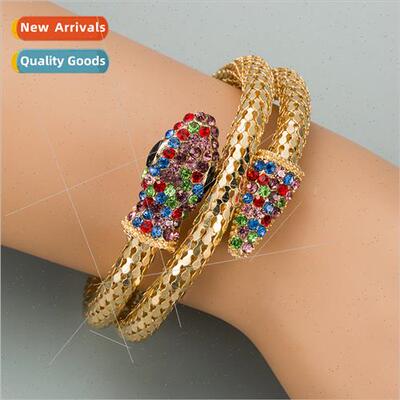 Europe alternative punk snake winding men women bracelet all