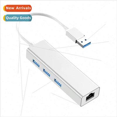 USB network card 3-port USB hub extender type-c to rj45 exte