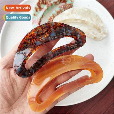 Premium sense French acetic acid grasp clip simple arc shark