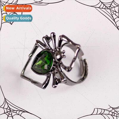 Fashion Retro Halloween Spooky Spider Skeleton Ring Men Wome