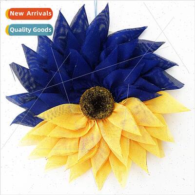 Independence Day Ukrainian Flag Sunflower Front Door Wall Ha