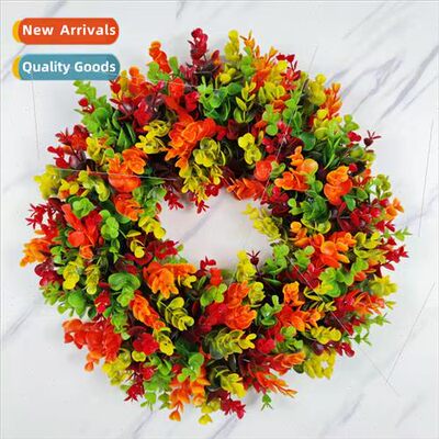 Colorful Eucalyptus wreaths spring summer colorful wreaths s