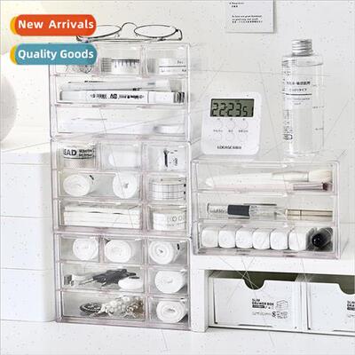 Transparent three five seven grid dust drawer organizer stat
