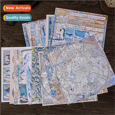 16 pcs of handbook material paper not repeated North Pole An