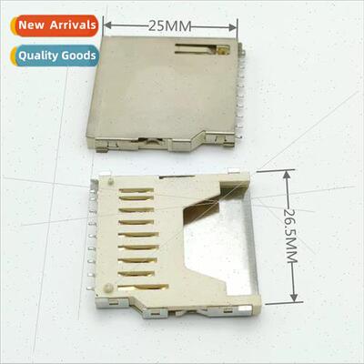 SD Card Holder Card Slot Metal Cover Foot 11P Memory Card Ho