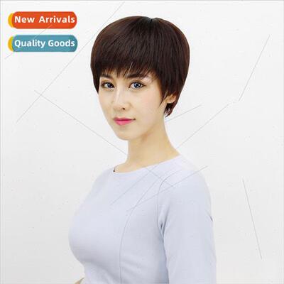 Wig female short hair fashion natural  fluffy natural realis