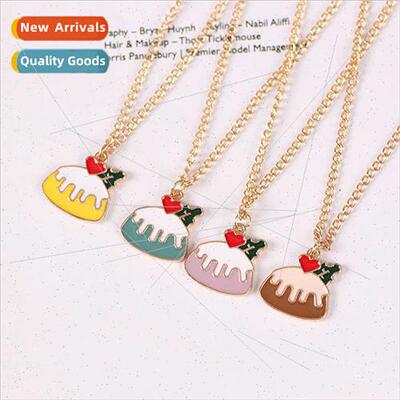 Korea Fashion Girlfriends  Friends Necklace Cream Cake Alloy