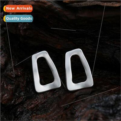Europe delicate earrings fashion trapezoidal frosted versati
