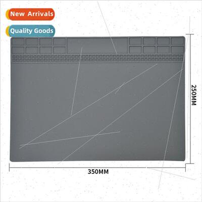 Gray Welding Insulated licone Work Mat Memory Grid Repair Re