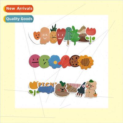 Korea cute bear cartoon stickers material helmet charging ph