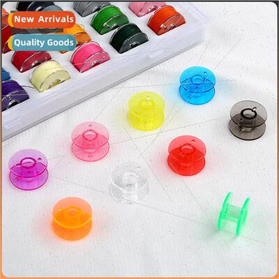 Colorful bobbin Plastic bobbin Household bobbin Old sewing m