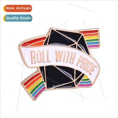 New D20 Dice Brooch Dungeons & Dragons Inspired Badge Bag Dr