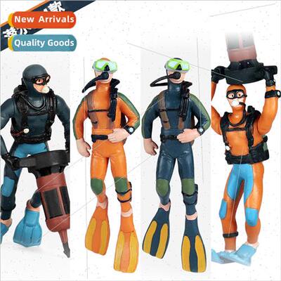 Marine figures model solid plastic undersea exploration dive