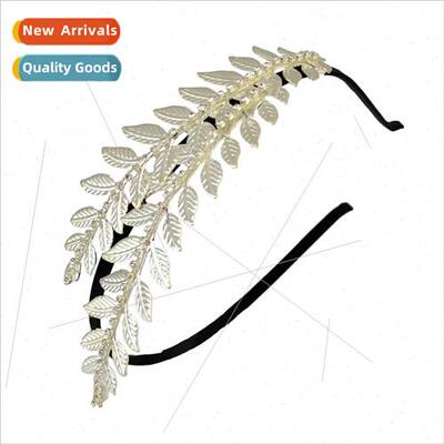 Hair Accessories Europe Retro Fashion Hundreds Gold Leaf Lea