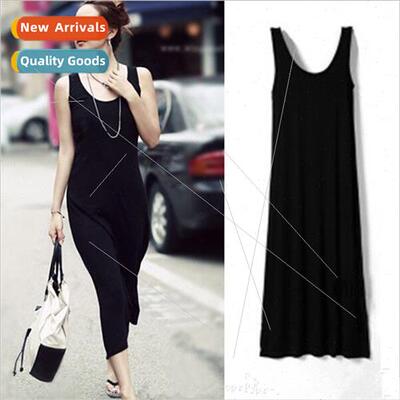 2020 Spring Summer women large size dresses trailing long dr