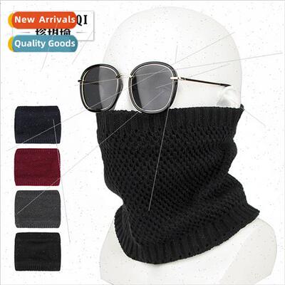Woolen scarf men winter warm thickened neck cover men windpr