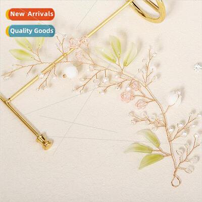 Europe bride wedding dress hair accessories show Wo aestheti