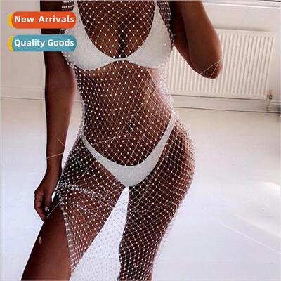 Europe 2020ins nightclub sexy hollowed out rhinestone rhines