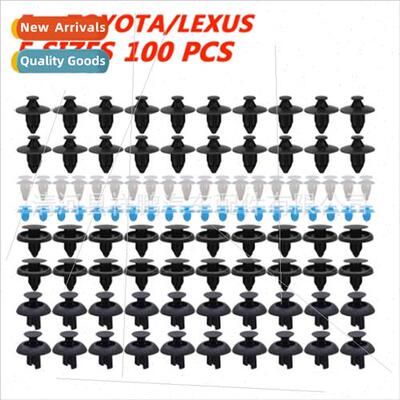 100pcs bag clips适用Toyota Lexus bumper bar studs Hood faste