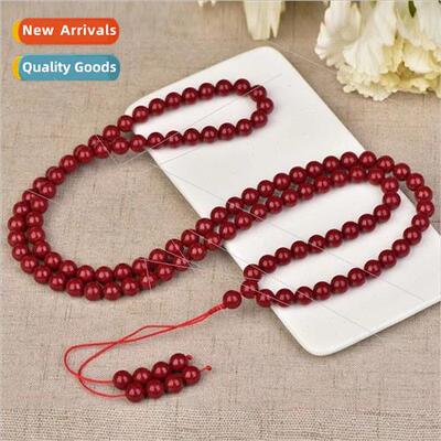 High content purple gold cinnabar 108 rosary string Cinnabar