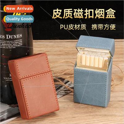 PU leather flip-flap 20 thick cigarette case creative person